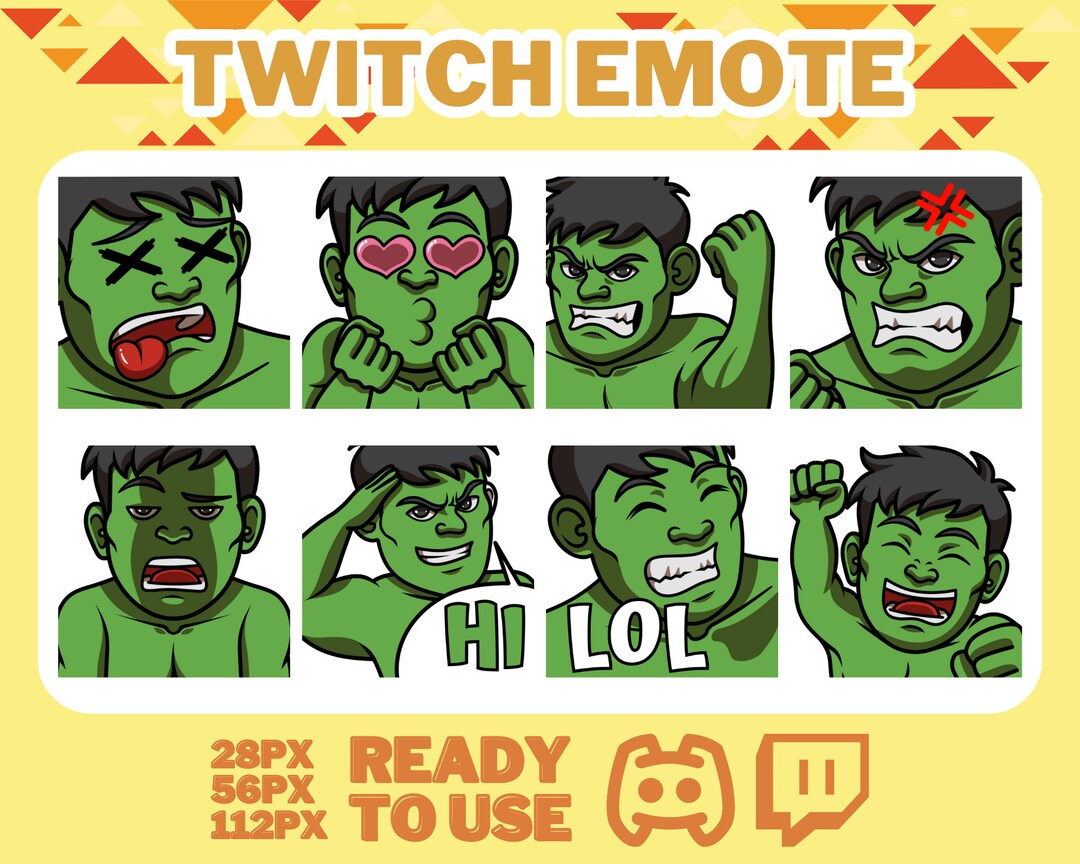 Super Hero Emote,emote Pack,manga Emote,cartoon Emote, Discord Emotes ...