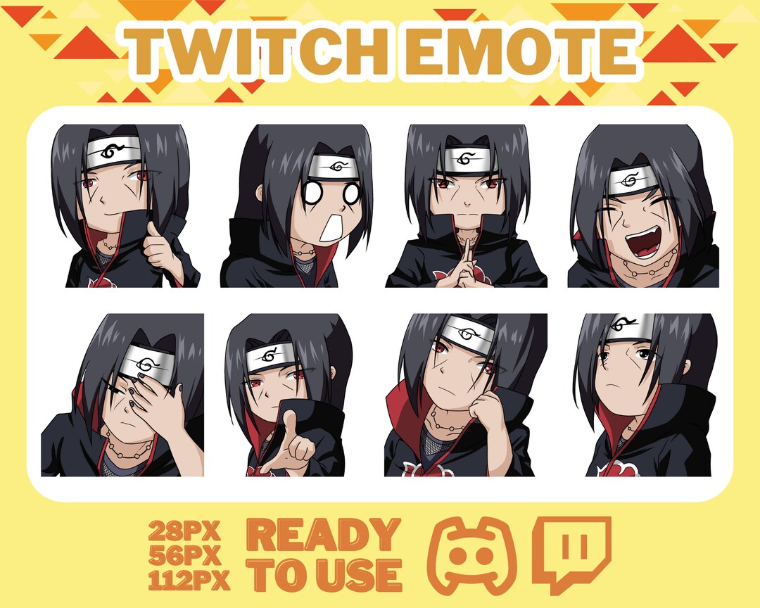 Anime Emotes, Shinobi Villain, Manga Cartoon Cute Emotes, Twitch Emotes ...