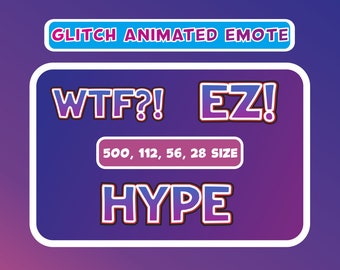 Twitch Emote Glitch - Etsy