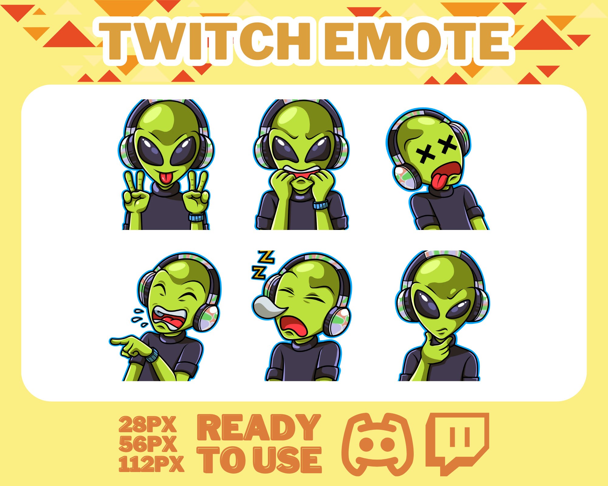Cartoon Emotes, Alien Emotes, Manga Cartoon Cute Emotes, Twitch Emotes ...