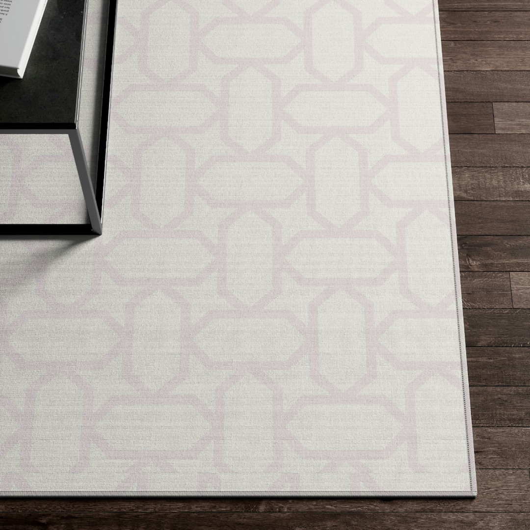 Dusty Pink Dornier Rug Part of a Set - Etsy