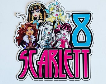 Monster High Topper - Etsy UK