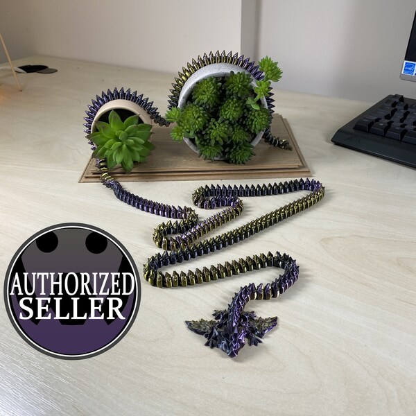 Mini Dragon Long Tail 3d Printed - Etsy