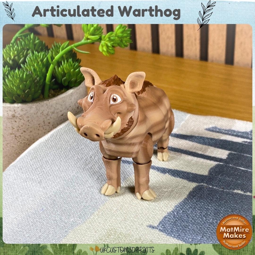 3D Printed - Articulated Warthog - Etsy