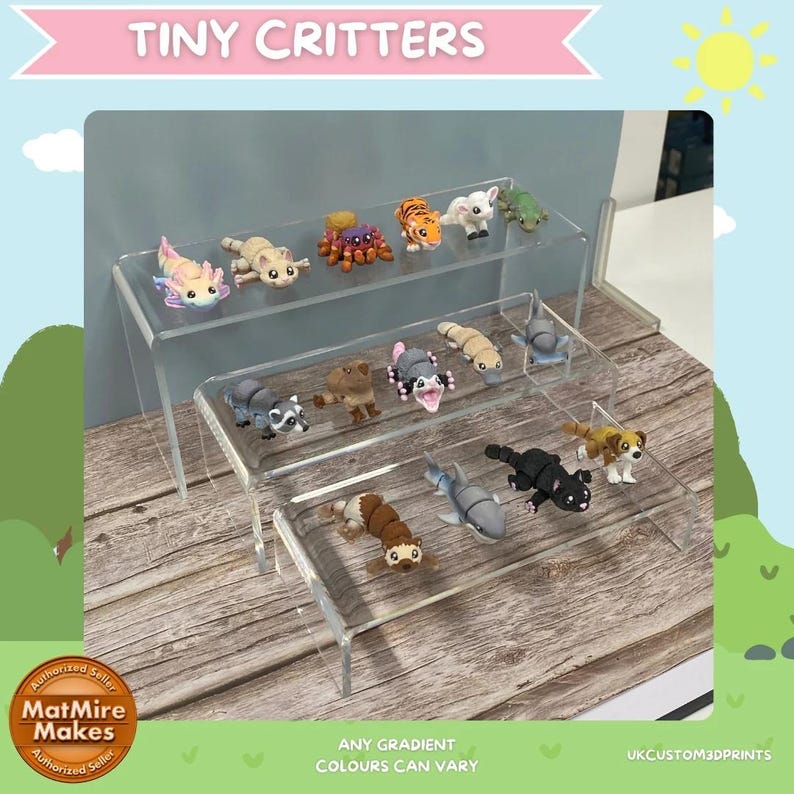 Tiny Critters Animal Fidgets - 3D Printed - Etsy Canada