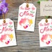 Printable Gift Tags, Happy Mothers Day Tags, Happy Mothers Day Gift Tag ...