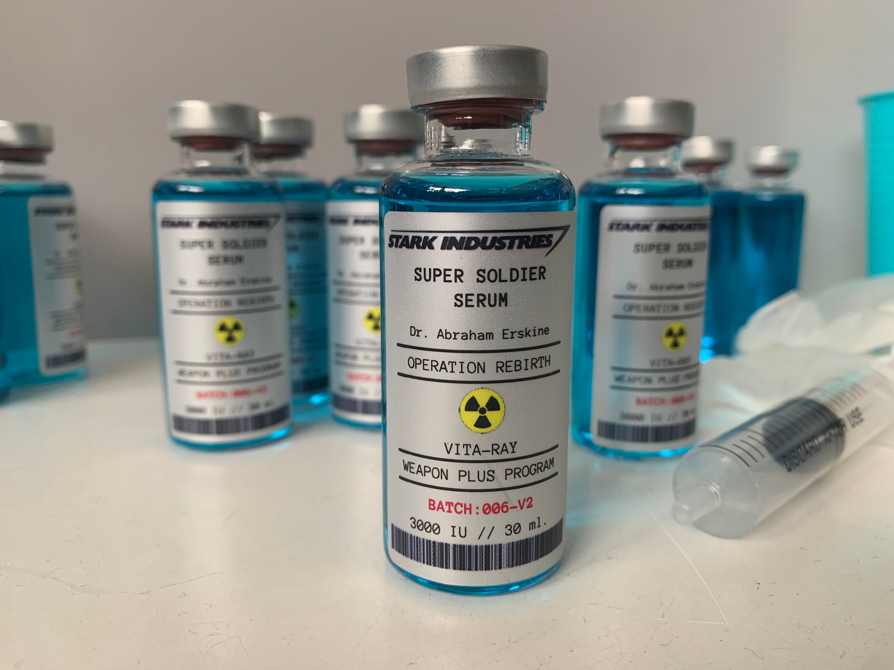 Captain America - Super Soldier Serum - !!PROPS!! - 2 Pieces - Etsy