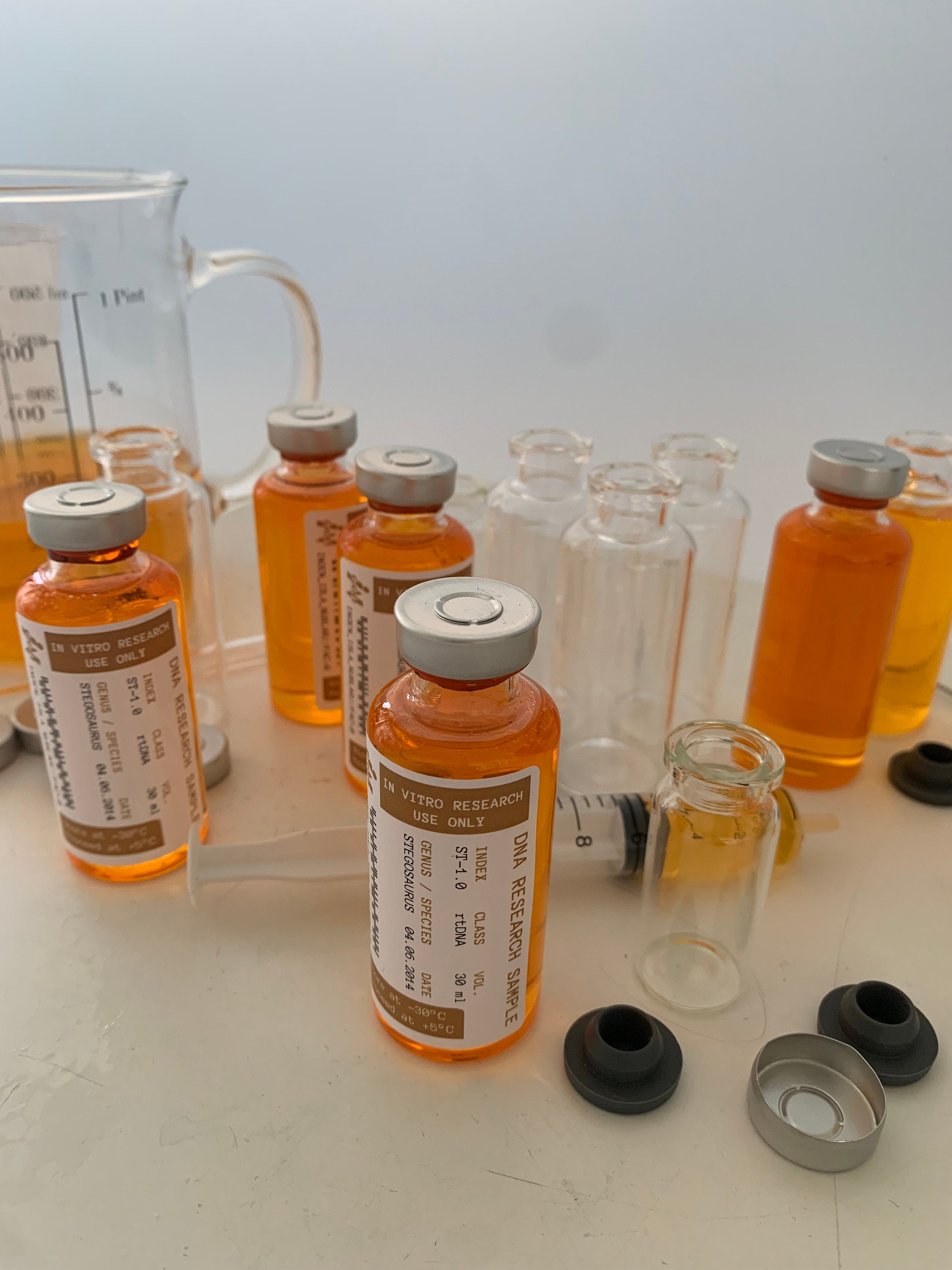 Stegosaurus DNA Vial Jurassic Park / Jurassic World PROP 2 Pieces - Etsy