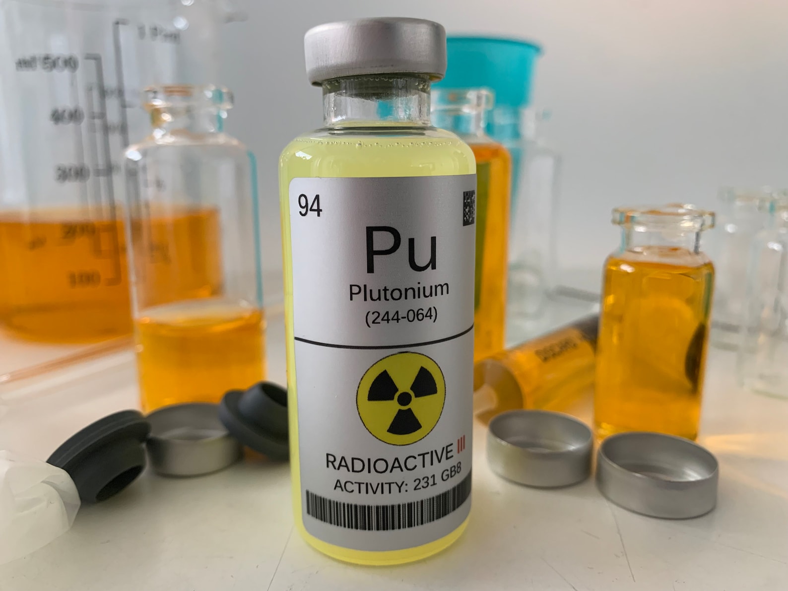 Pu - Plutonium 244 Sample - Glow-in-the-dark - !!PROPS!! - Etsy