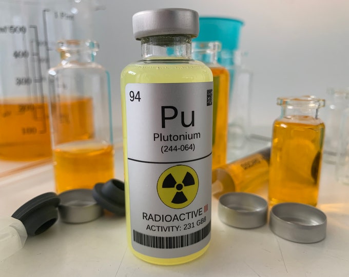 Pu - Plutonium 244 Sample - Glow-in-the-dark - !!PROPS!! - Etsy