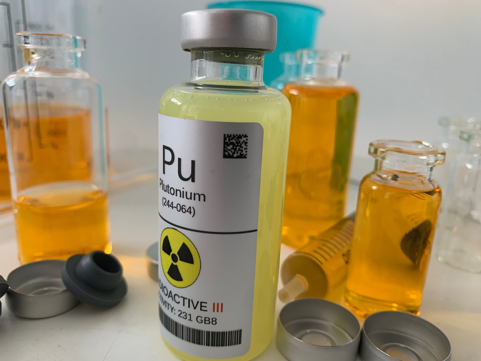 Pu - Plutonium 244 Sample - Glow-in-the-dark - !!PROPS!! - Etsy