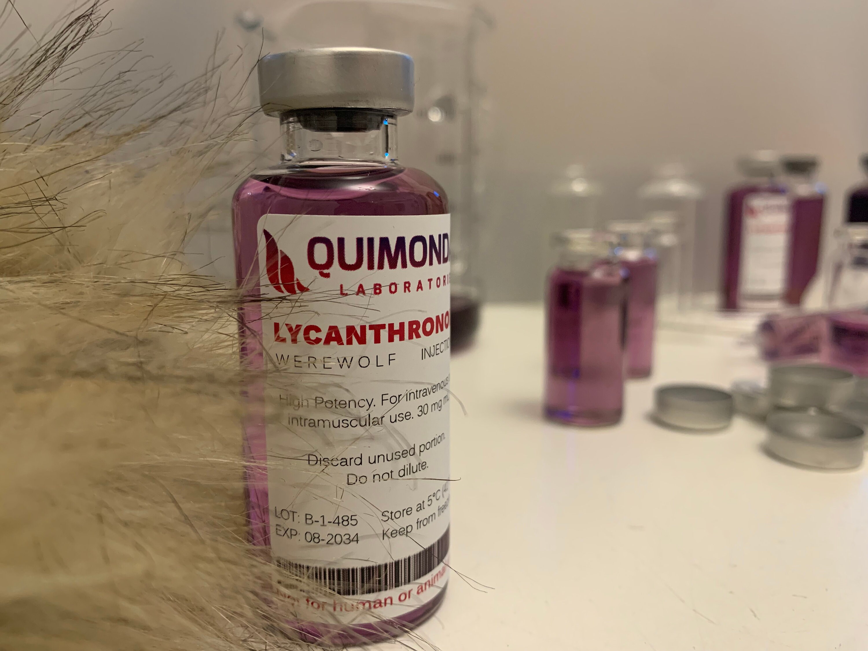 Lycanthronol Werewolf Injection PROP 2 Pieces - Etsy