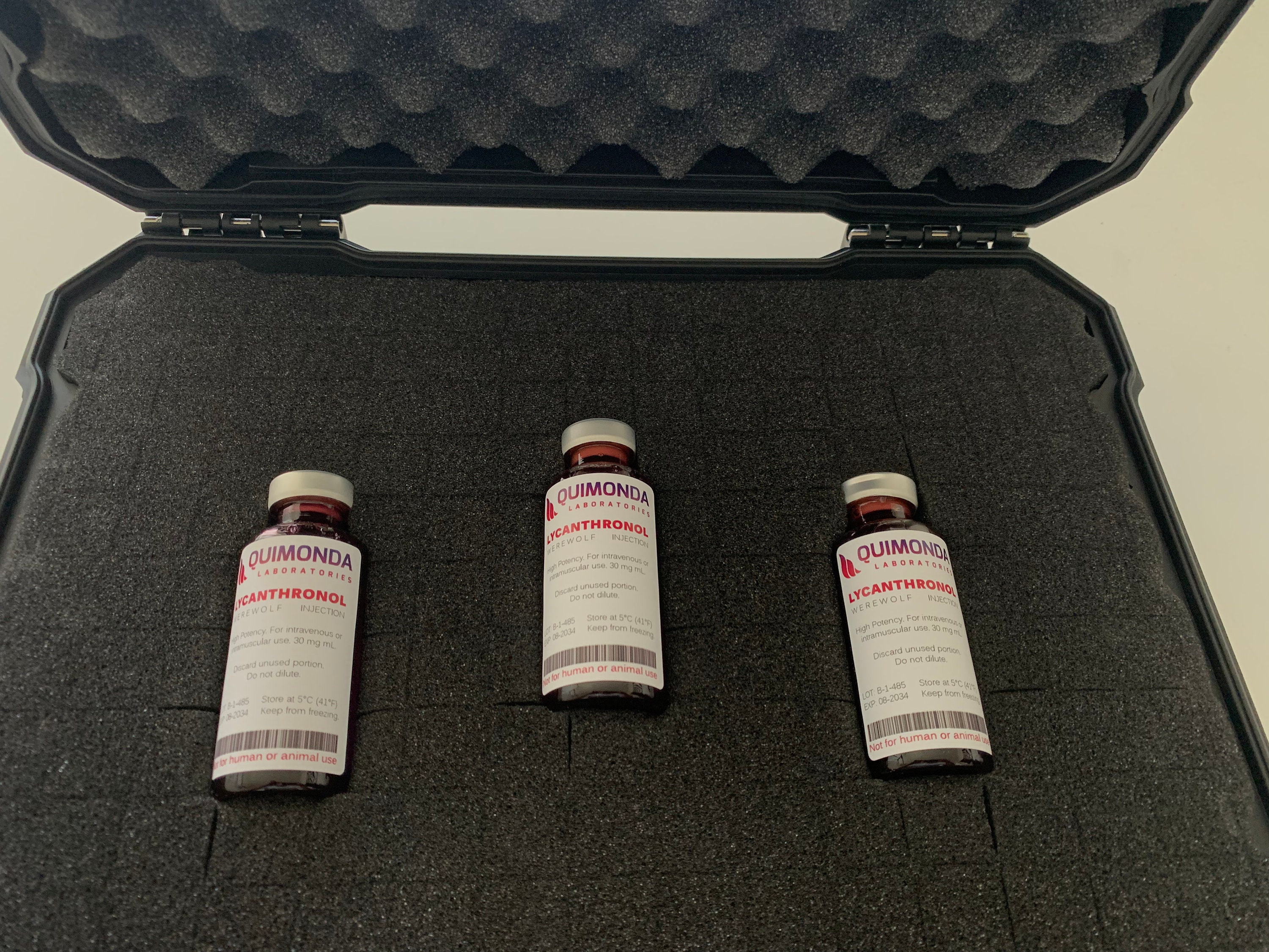 Lycanthronol Werewolf Injection PROP 2 Pieces - Etsy