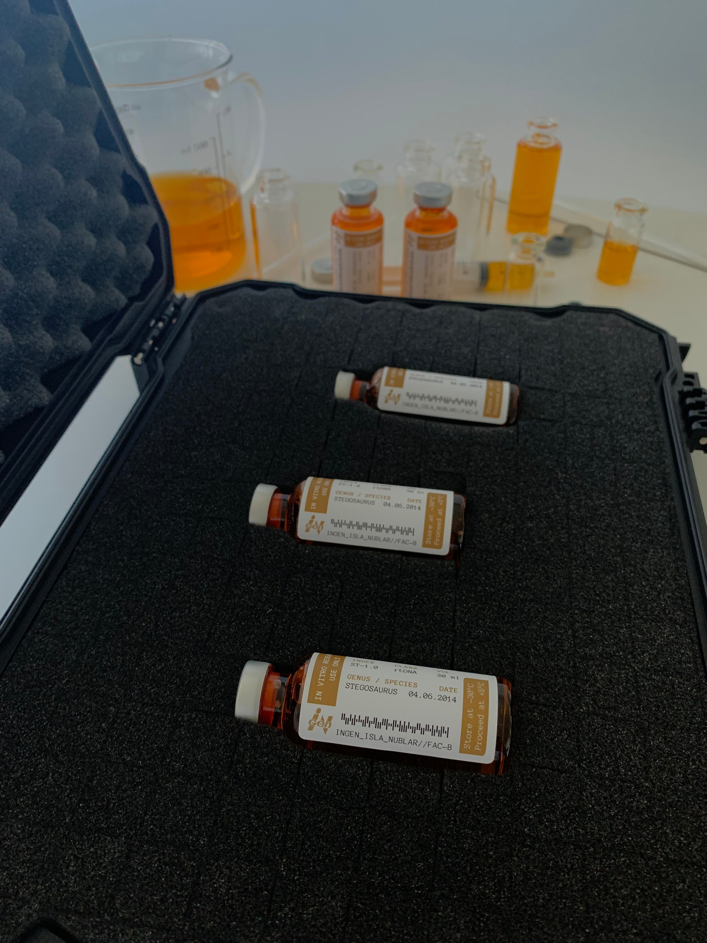 Stegosaurus DNA Vial Jurassic Park / Jurassic World - Etsy