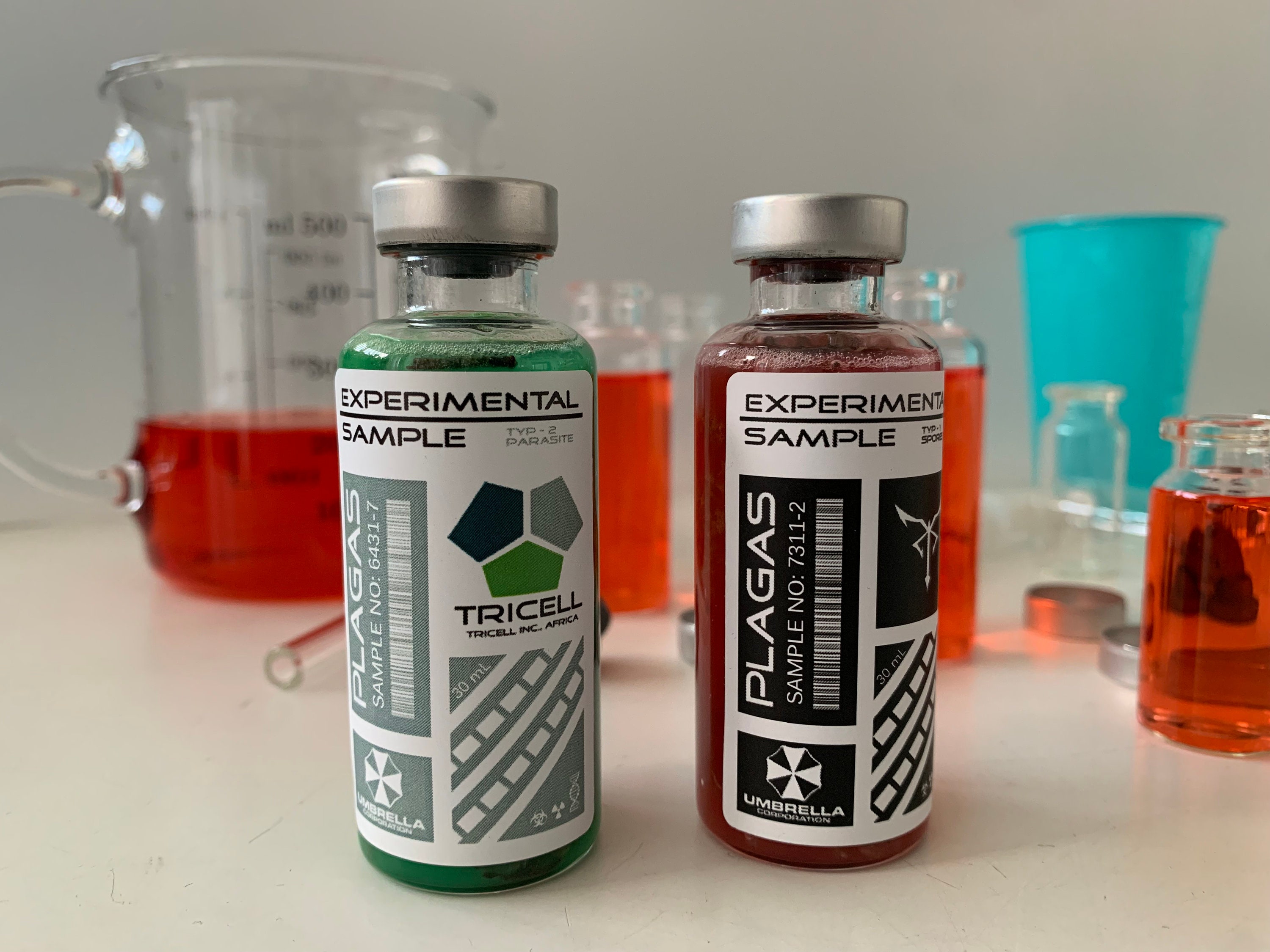 Resident Evil Plagas Type 1 Type 2 Bundle - Etsy UK