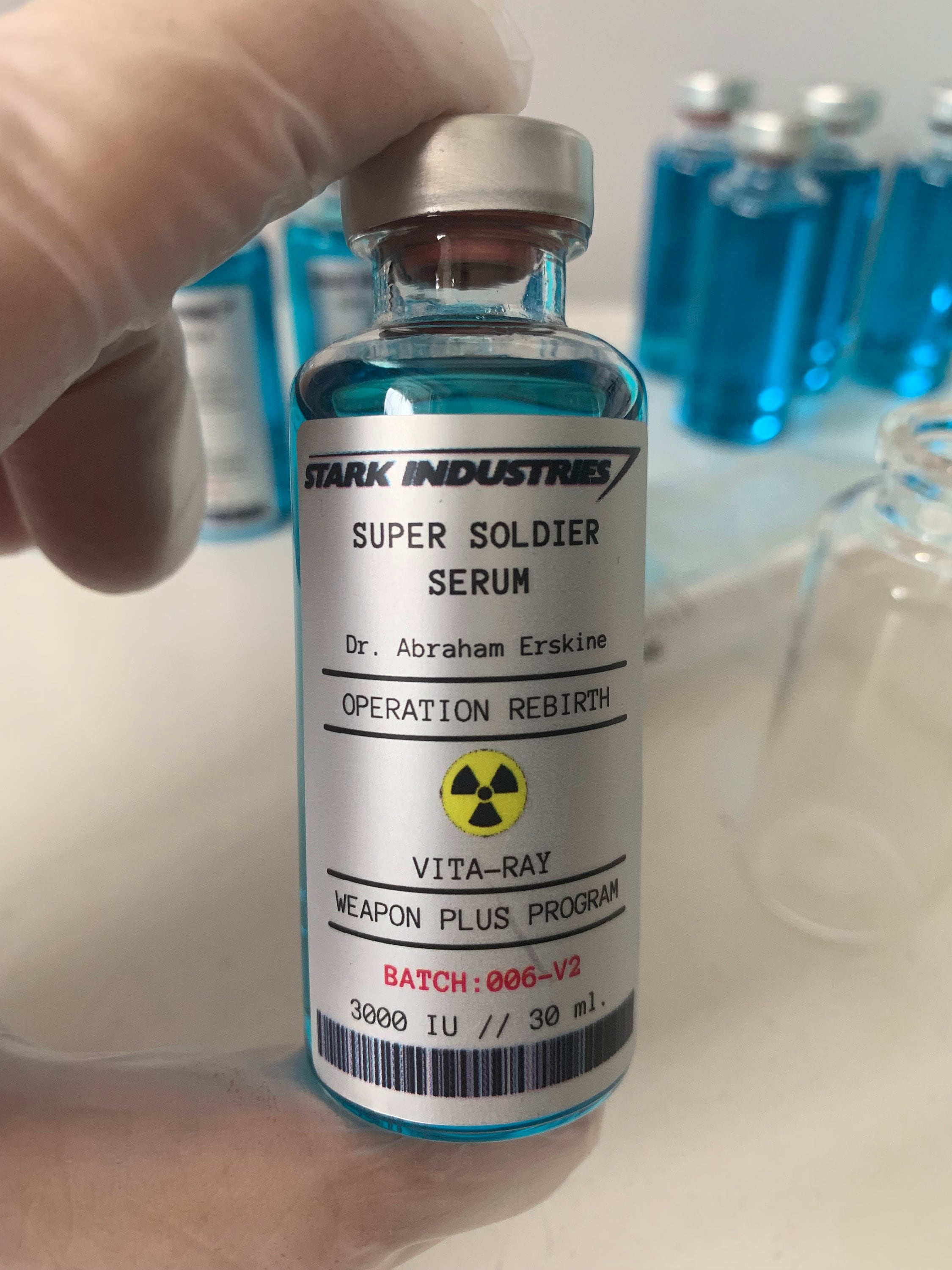 Captain America - Super Soldier Serum - !!PROPS!! - 2 Pieces - Etsy