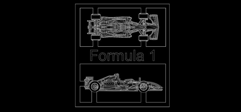 Formula 1 Svg Laser Cut Digital File - Etsy