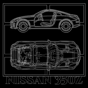Nissan 350Z Svg Multilayer Digital File - Etsy