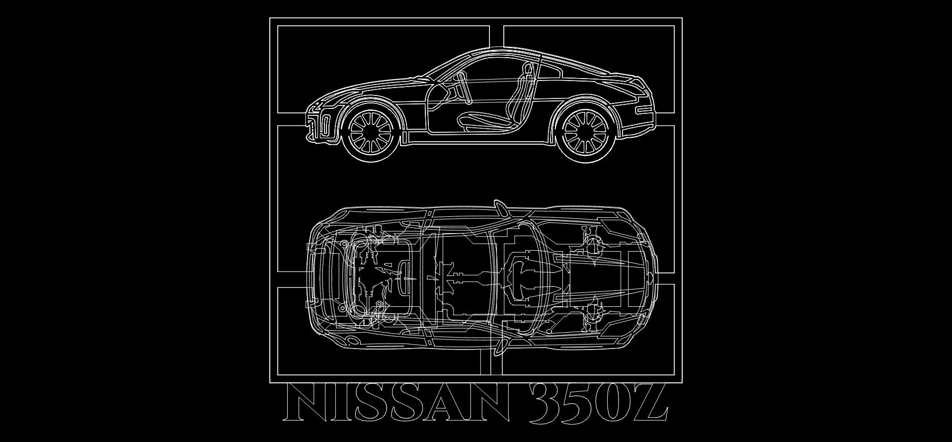 Nissan 350Z Svg Multilayer Digital File - Etsy