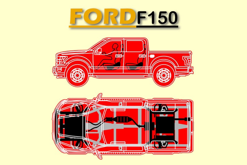 Ford F-150 Multilayer Svg Digital File Car Model - Etsy