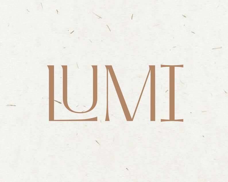 LUMI Font Sans Serif Font, Modern Font, Branding Font, Elegant Font ...