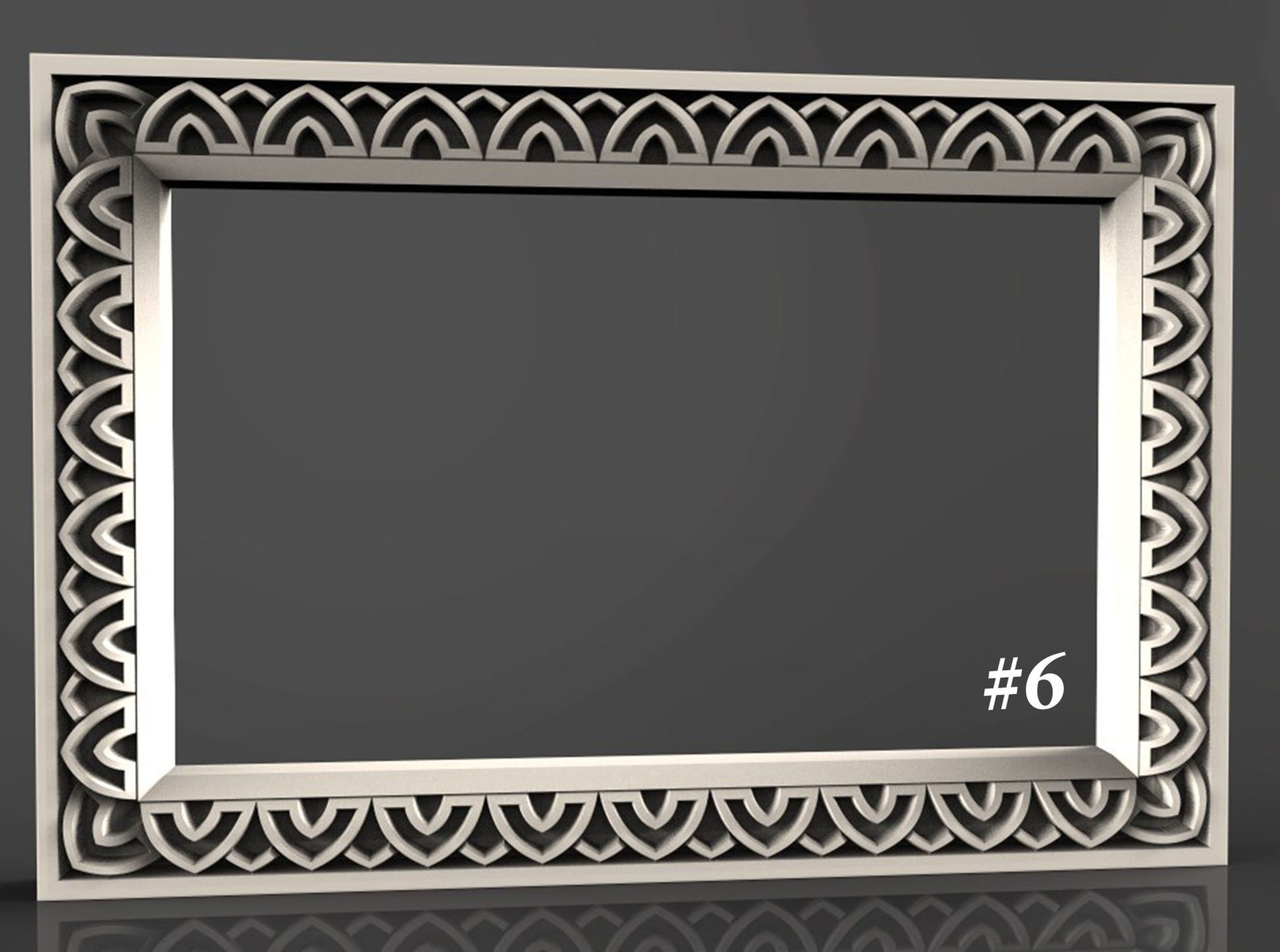 Wooden TV Frame for Wall, Carved Television Frame, TV Framing ...