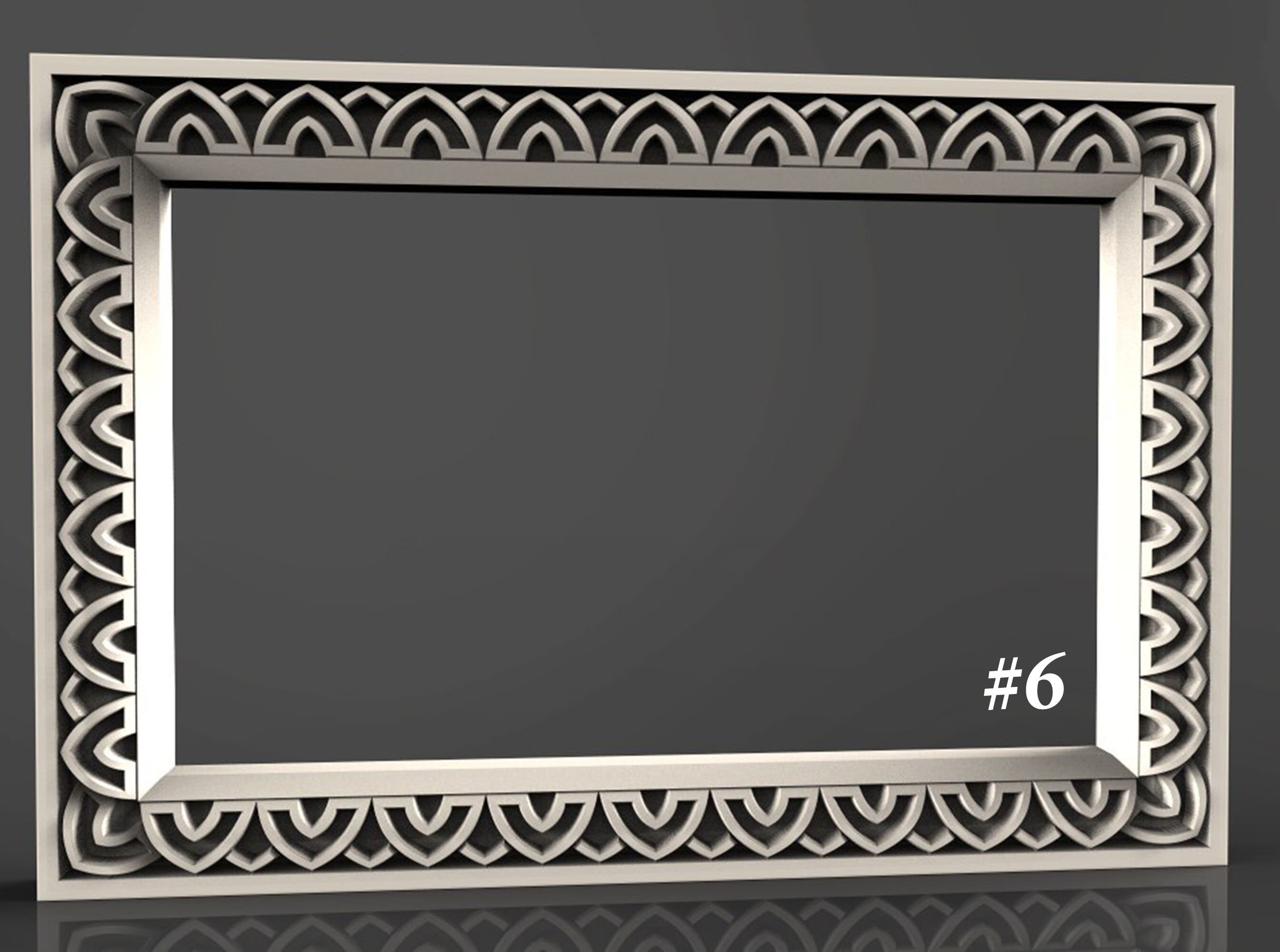 Wooden TV Frame for Wall, Carved Television Frame, TV Framing ...