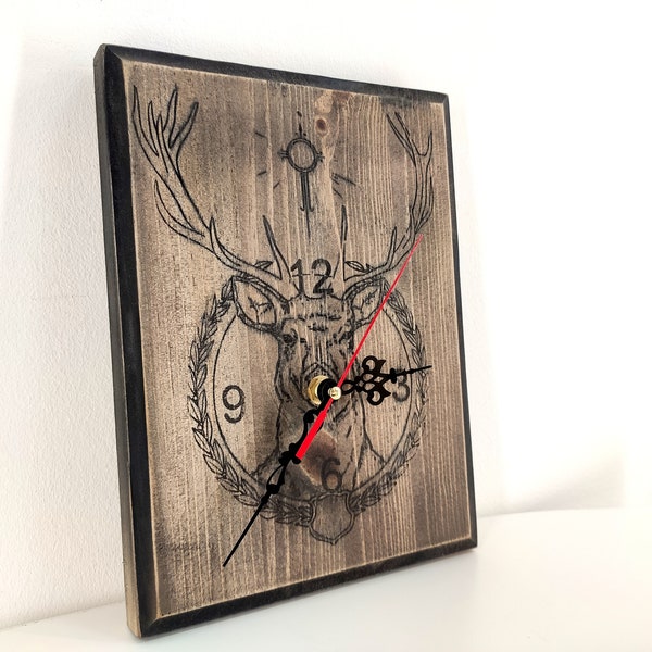 Reclaimed Wood Clock - Etsy UK