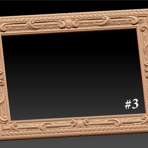 Wooden TV Frame for Wall, Carved Television Frame, TV Framing ...