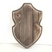 Wooden Hunting Trophy Shield, Carved Hunter's Trophy Stand, Custom ...