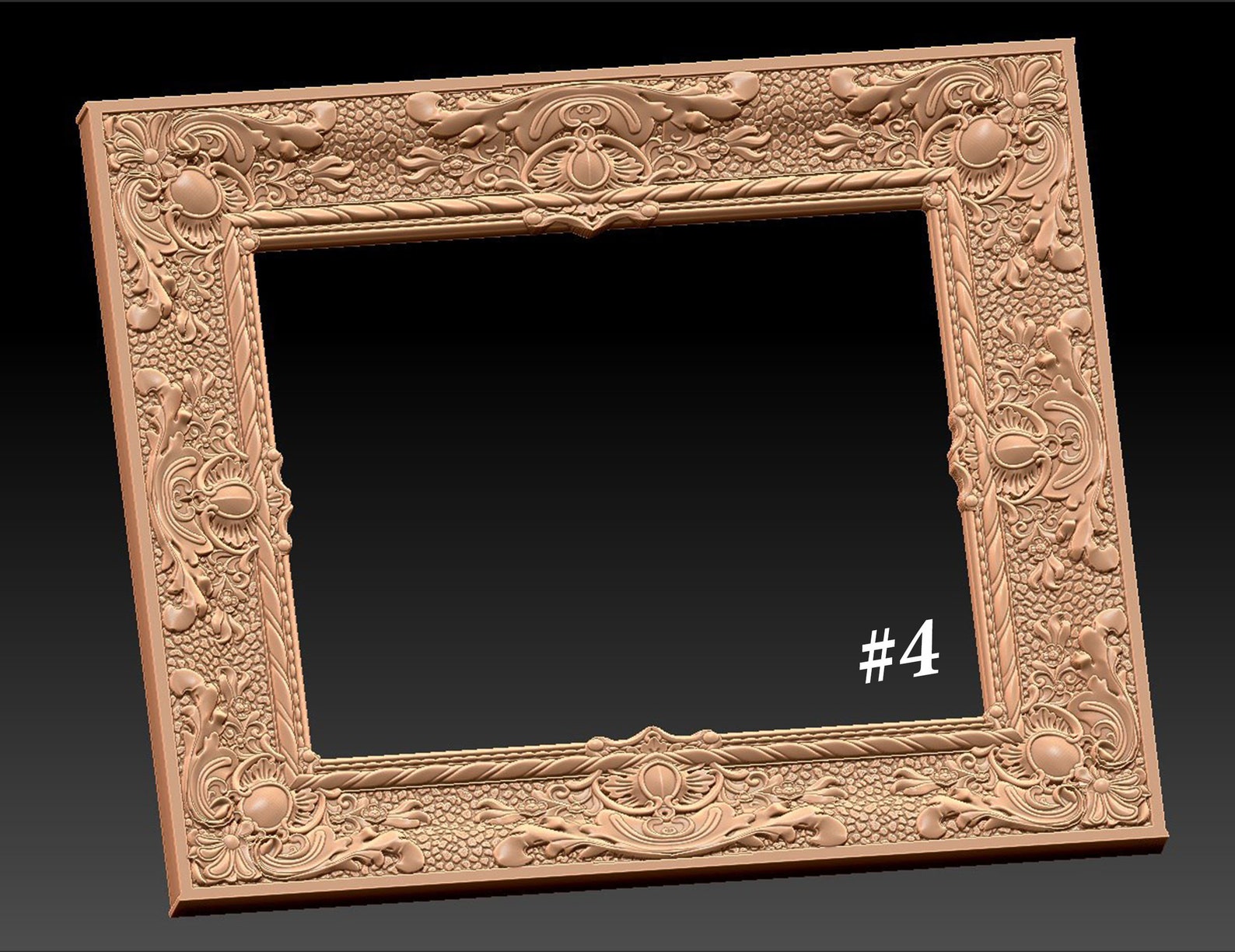 Wooden TV Frame for Wall, Carved Television Frame, TV Framing ...