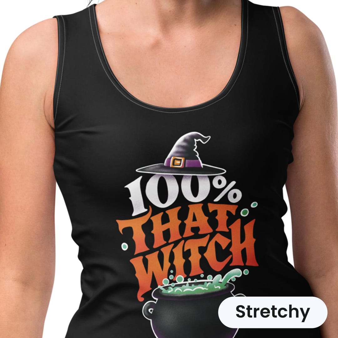 Funny Halloween Tank Top, 100% That Witch Vintage Lizzo-inspired ...