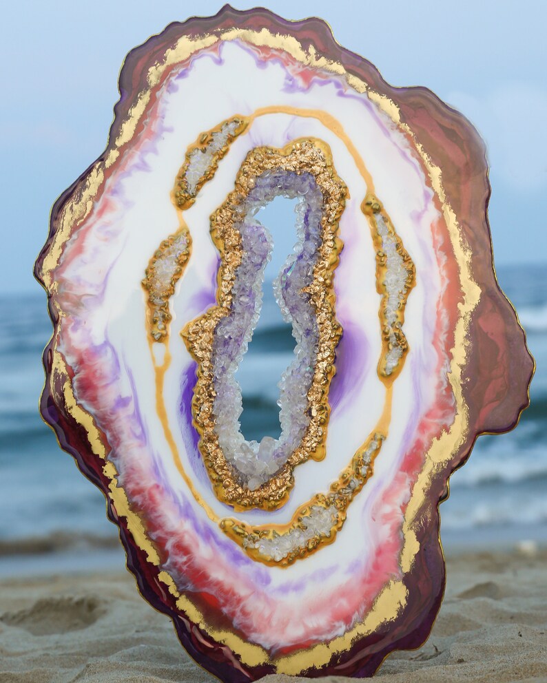 Geode Wall Art - Etsy