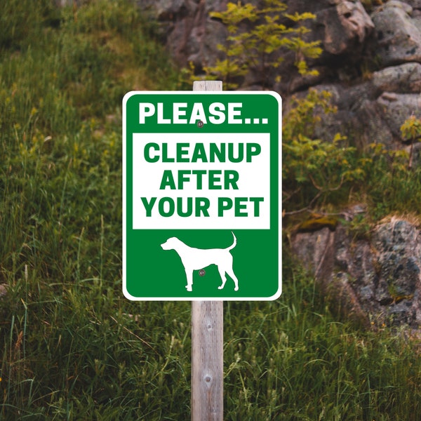 Dog Poop Sign - Etsy