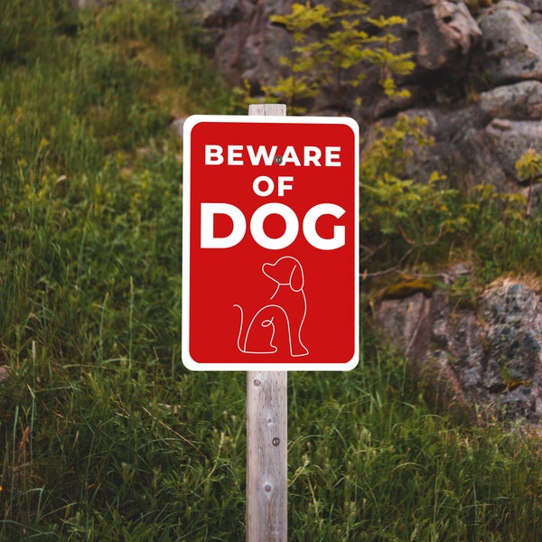 Attack Dog Sign - Etsy