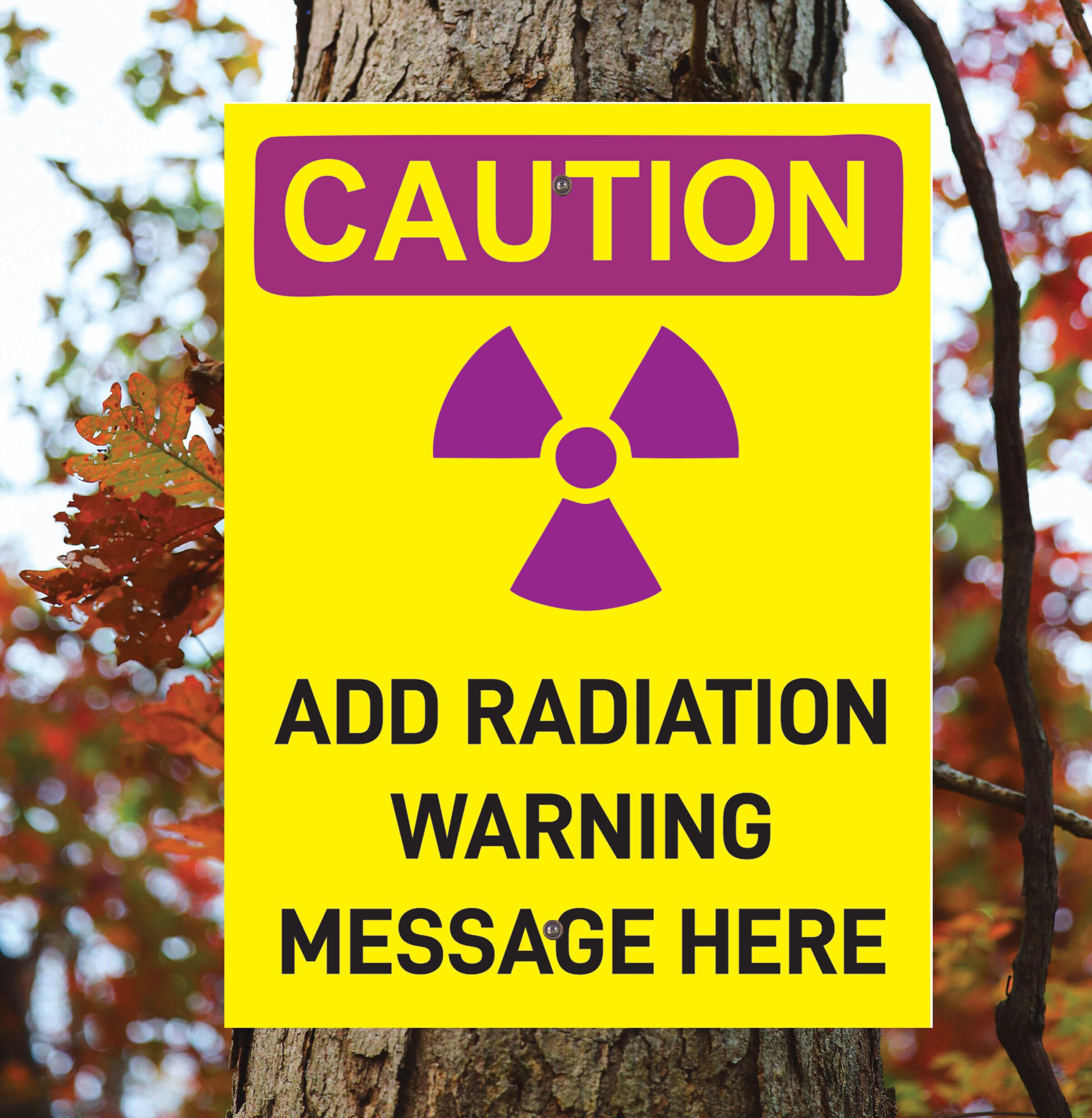 Chernobyl Radiation Sign