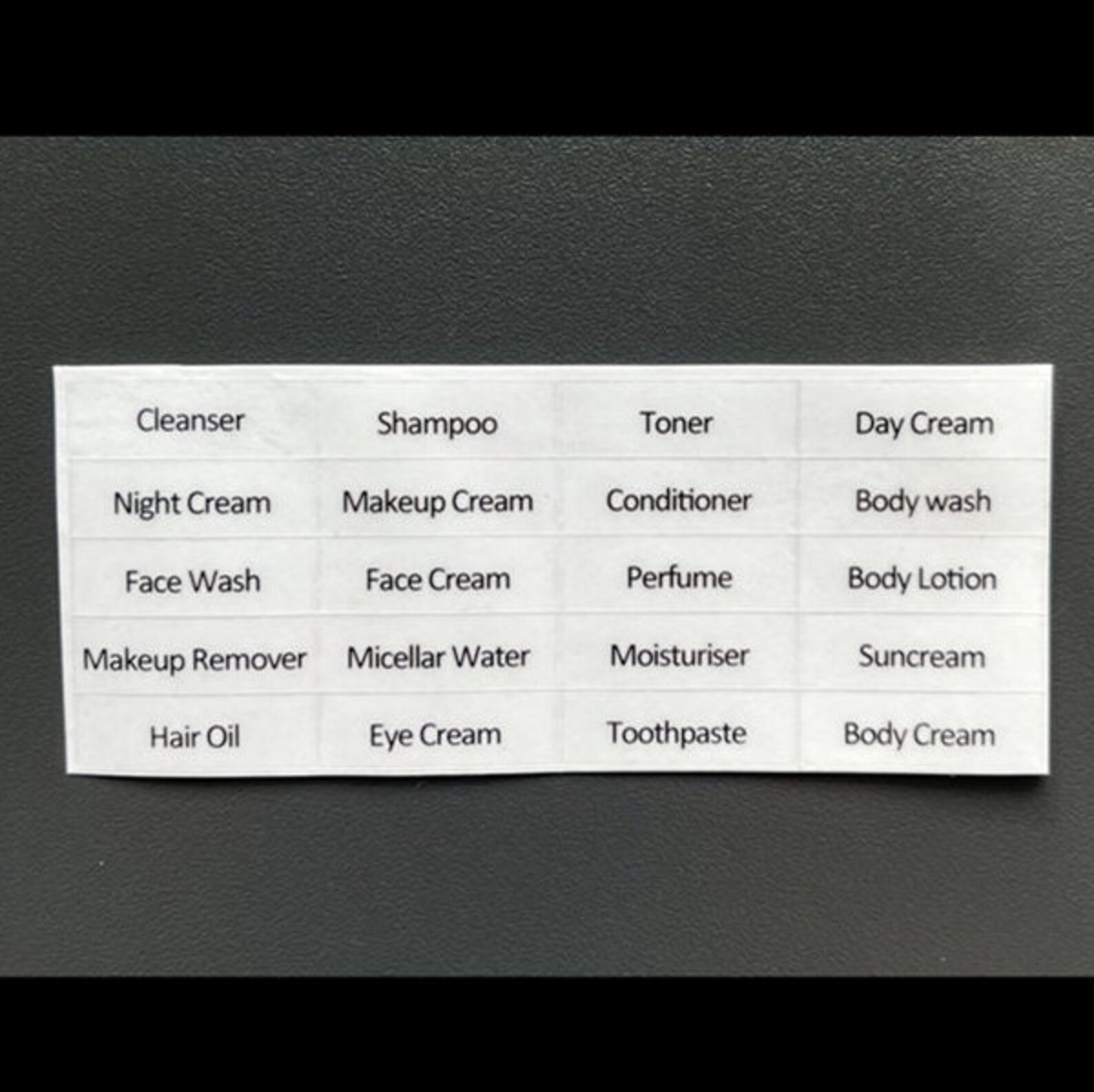 Mini Travel Bottle Labels Waterproof Adhesive Clear and - Etsy