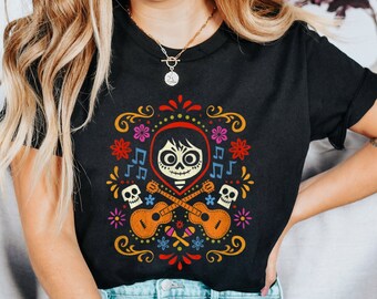 COCO T-shirt White Disney Shirt Coco Character Shirt Adult - Etsy