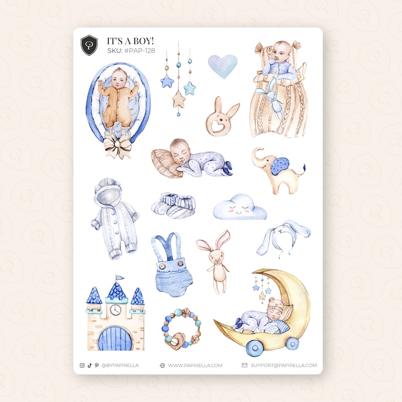 It's a Boy Sticker - Etsy