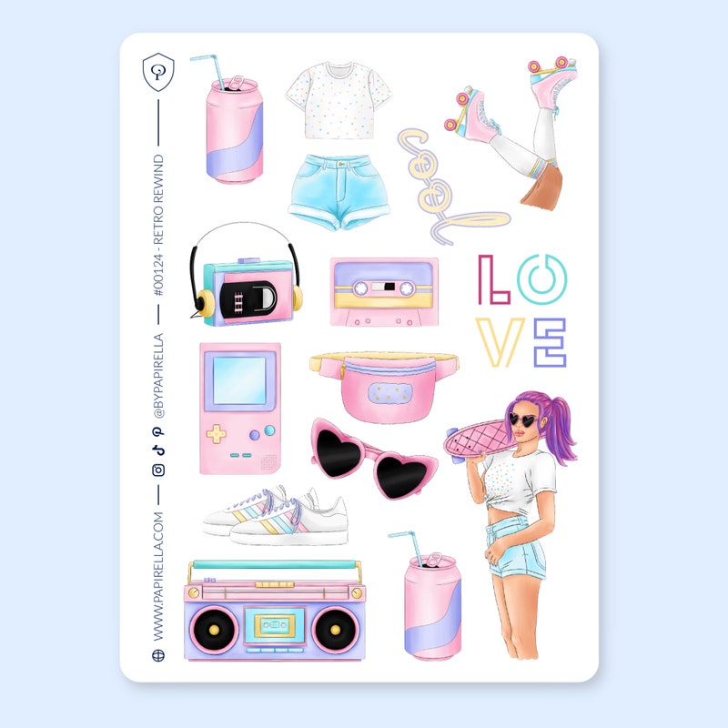 90s Stickers - Etsy