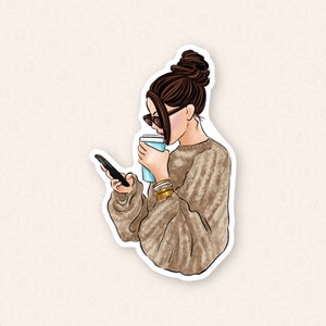 DAILY GRIND Sticker Sheet / Bujo Stickers, Planner Stickers, Journaling ...