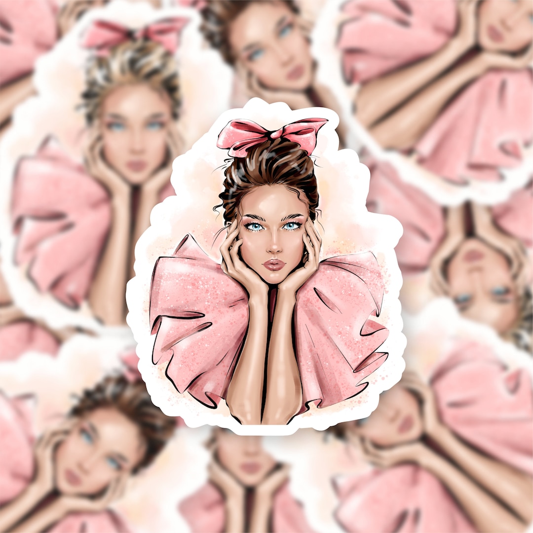 FROU-FROU GIRL Die-cut Sticker / Bullet Journal Stickers, Planner ...