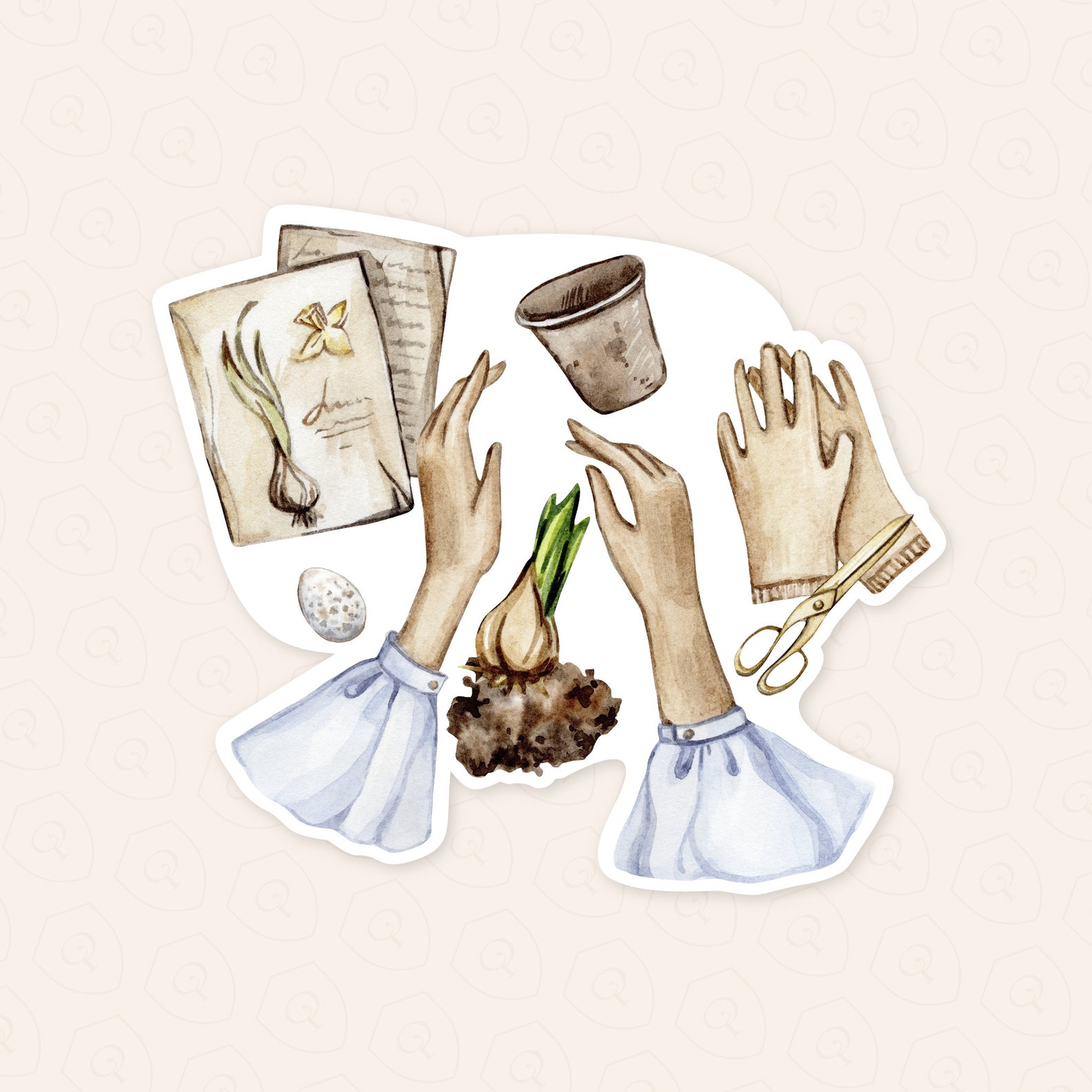 GARDEN GURU Sticker Sheet / Bujo Stickers, Planner Stickers, Aesthetic ...