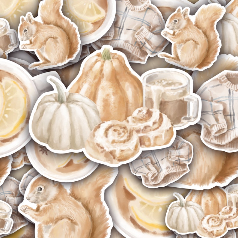 MISTY MORNING Sticker Sheet / Bujo Stickers Planner Stickers - Etsy