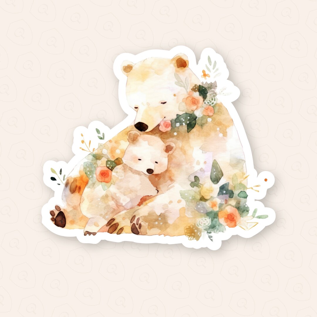 MOMMA BEAR Die-cut Sticker / Bullet Journal Stickers, Planner Stickers ...