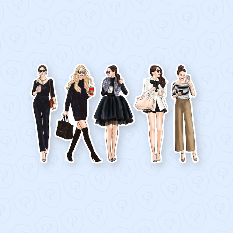 Fashion Stickers - Etsy
