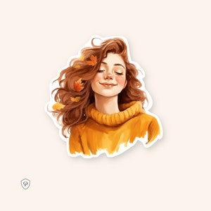 FALL STROLL Sticker Sheet / Bujo Stickers, Planner Stickers, Aesthetic ...