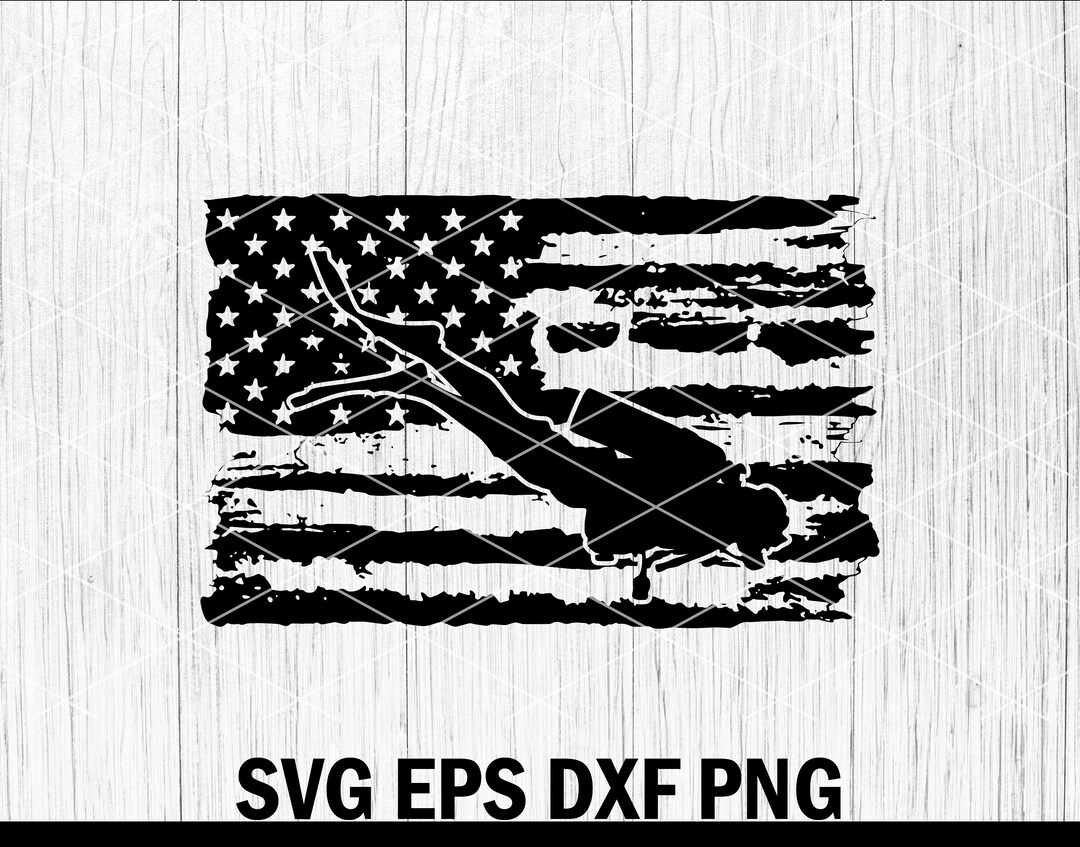 Diver US Flag SVG Deep Diving Svg Sea Dive Svg Dxf Scuba - Etsy Ireland