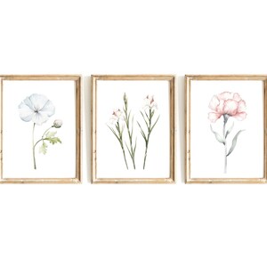Botanical Flower 24 Poster Bundle Boho Cottagecore Decor - Etsy