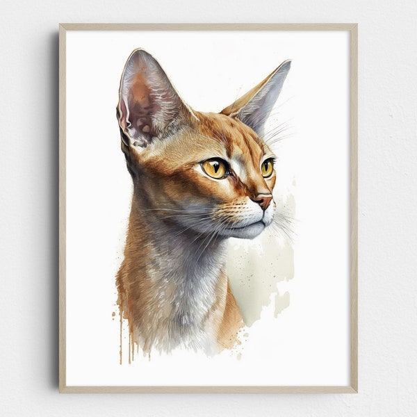 Abyssinian Cat - Etsy